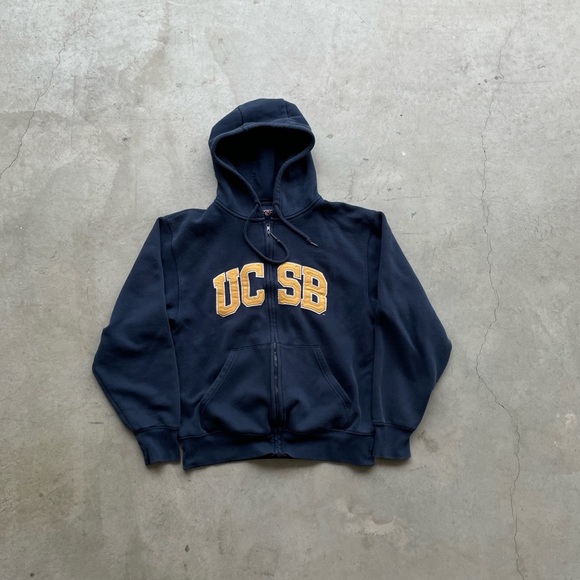 Jansport | Jackets & Coats | Vintage Ucsb Spellout Zip Up Jacket | Poshmark